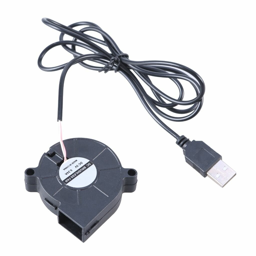Высокопроизводительный 50-мм USB-вентилятор 5015, бесщеточный для компьютеров и 3D-принтеров, бесшумный вентилятор постоянного тока 5 В