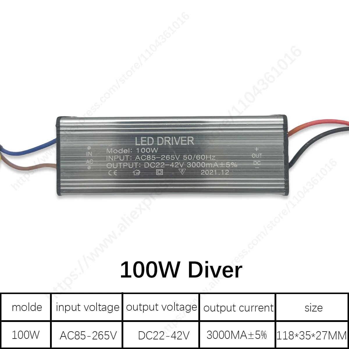 Трансформатор освещения 30 Вт, 50 Вт, 60 Вт, 80 Вт, 100 Вт 100W