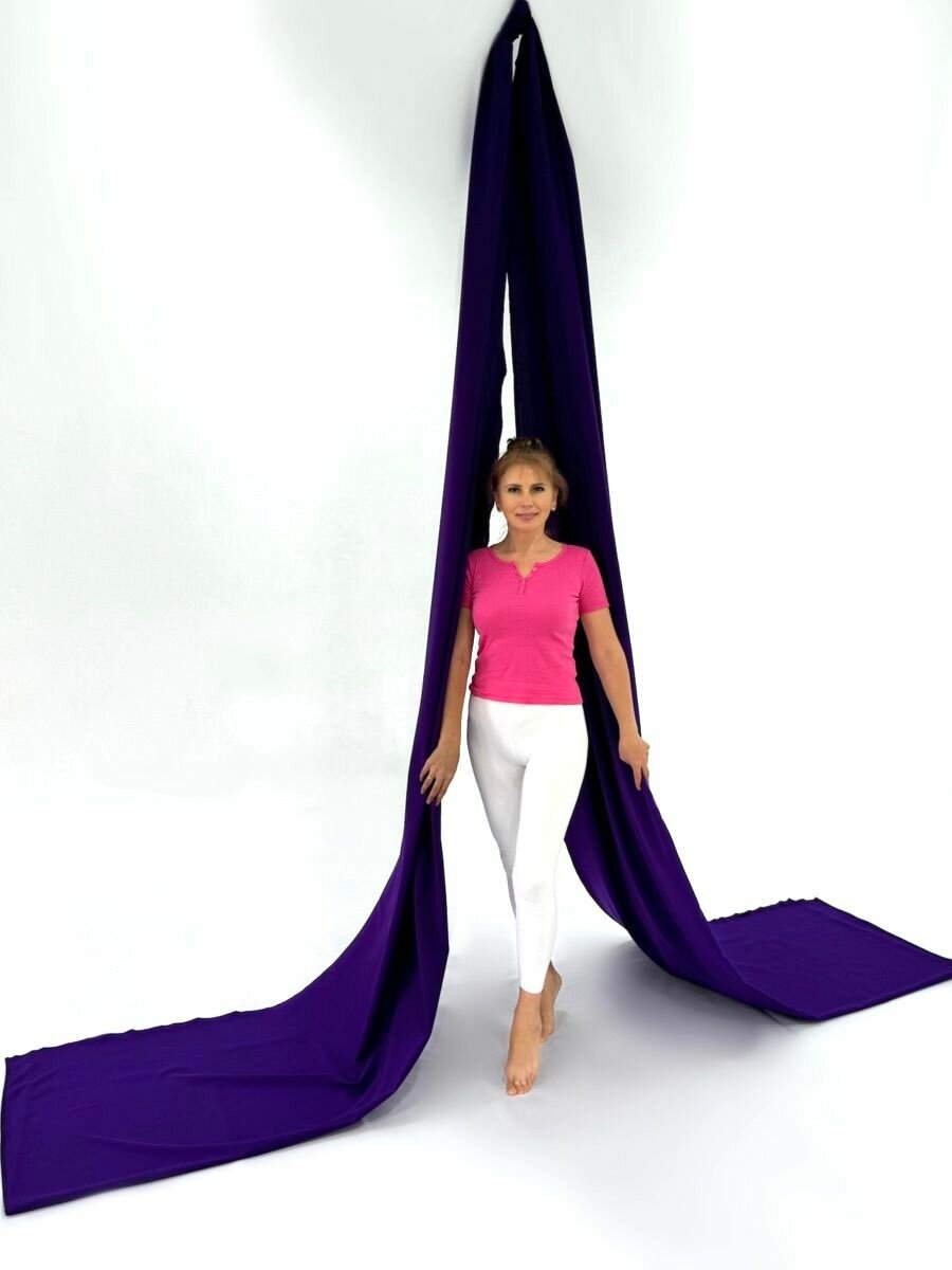 Полотно для воздушной гимнастики антигравити полотно /в комплекте потолочное крепление и карабин