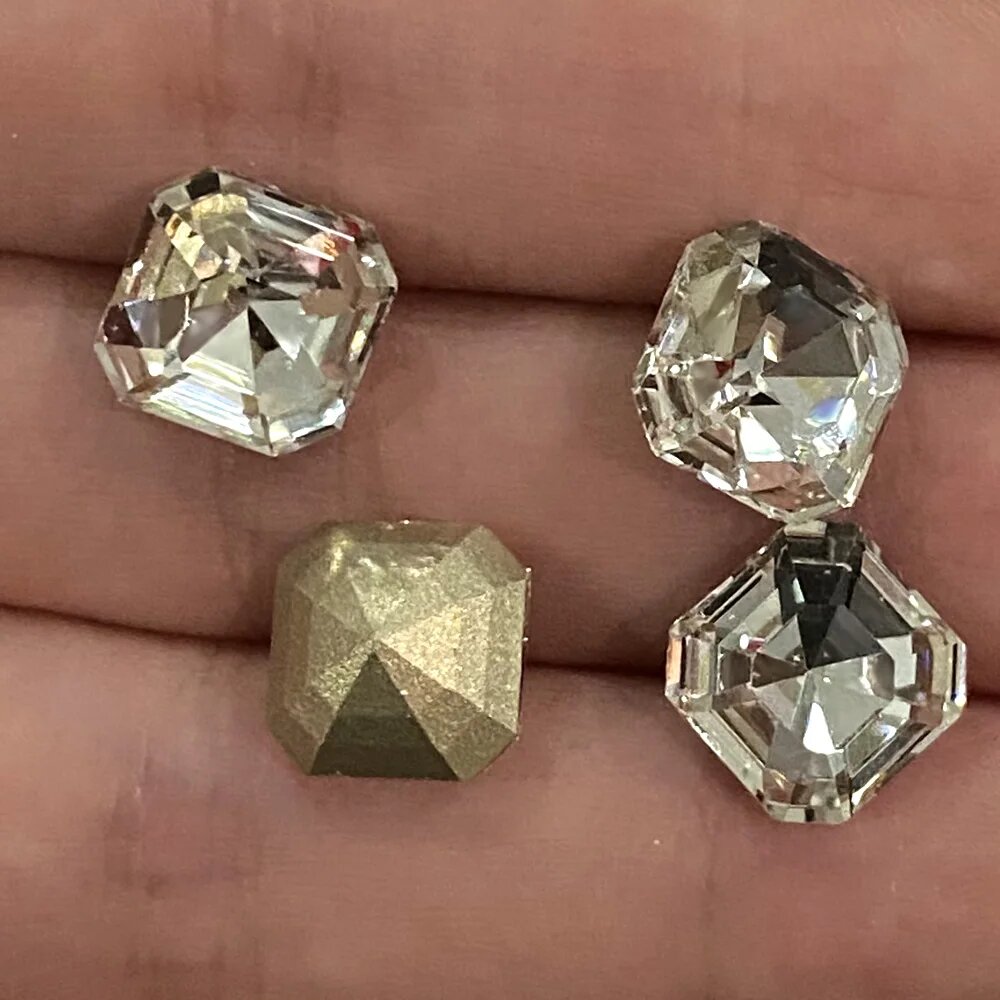 Стразы CTPA3bI 4480 Imperial Rhinestones 8-10 мм 10mm 10pcs, Crystal Clear