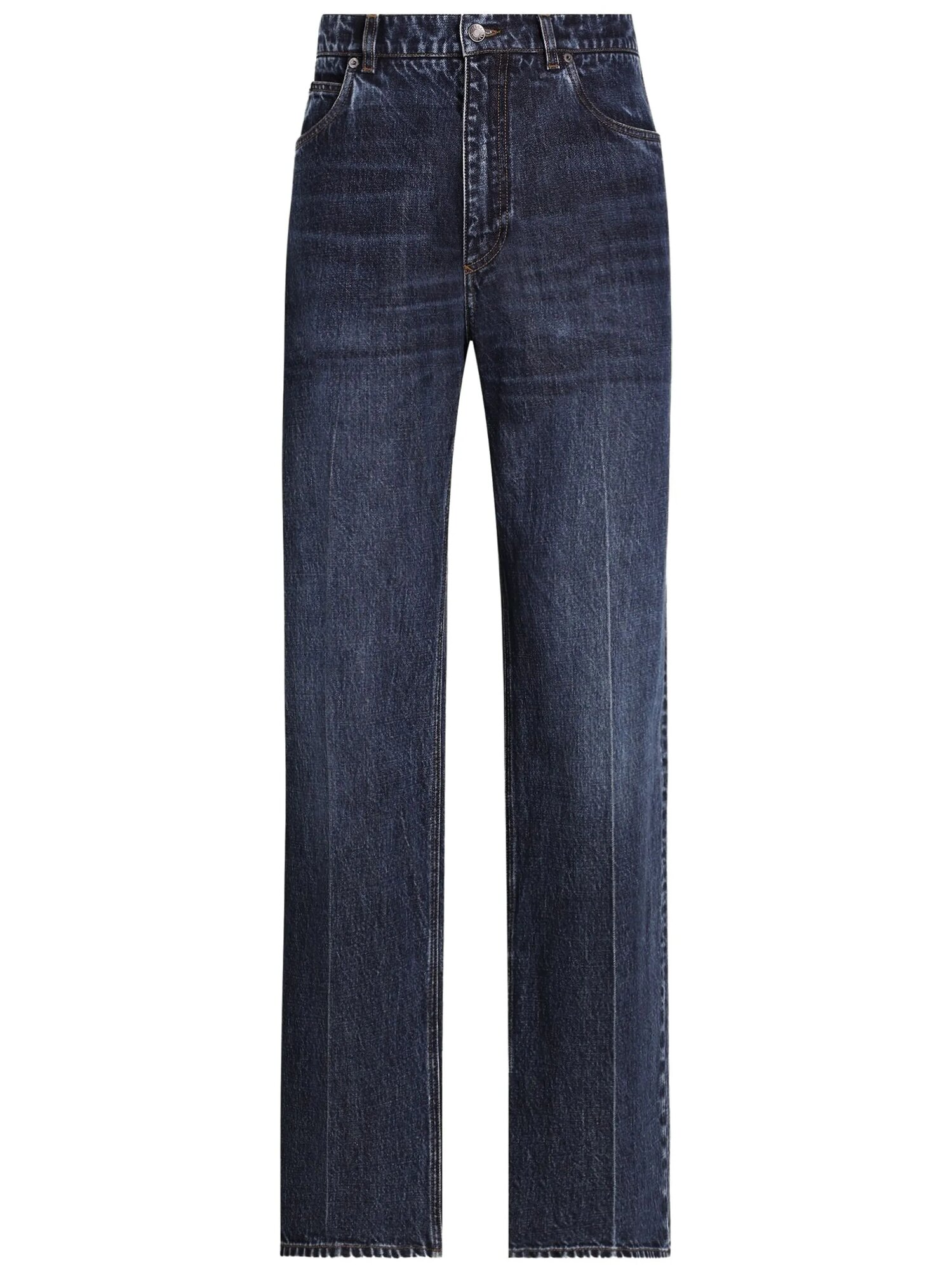 Джинсы широкие Джинсы свободного кроя с вышивкой 