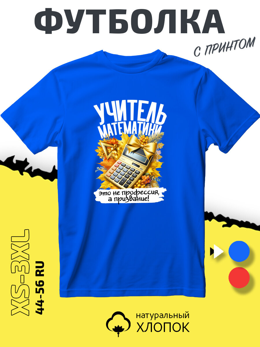 Футболка учитель математики