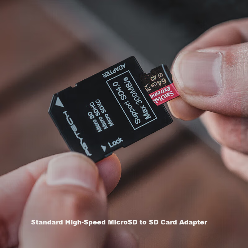 Кардридер PGYTECH внешний, USB Type-C, SD, металлический, зеленый