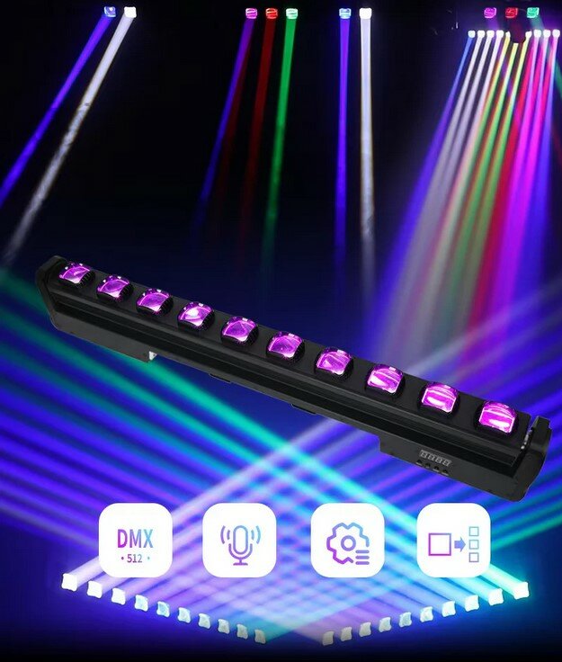 L1015 Моторизированный светодиодный прожектор, IP20, RGBW, 10х15Вт, Big Dipper