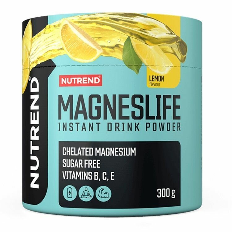 Магний в порошке MAGNESLIFE INSTANT DRINK 300 гр. Nutrend, Лесные ягоды