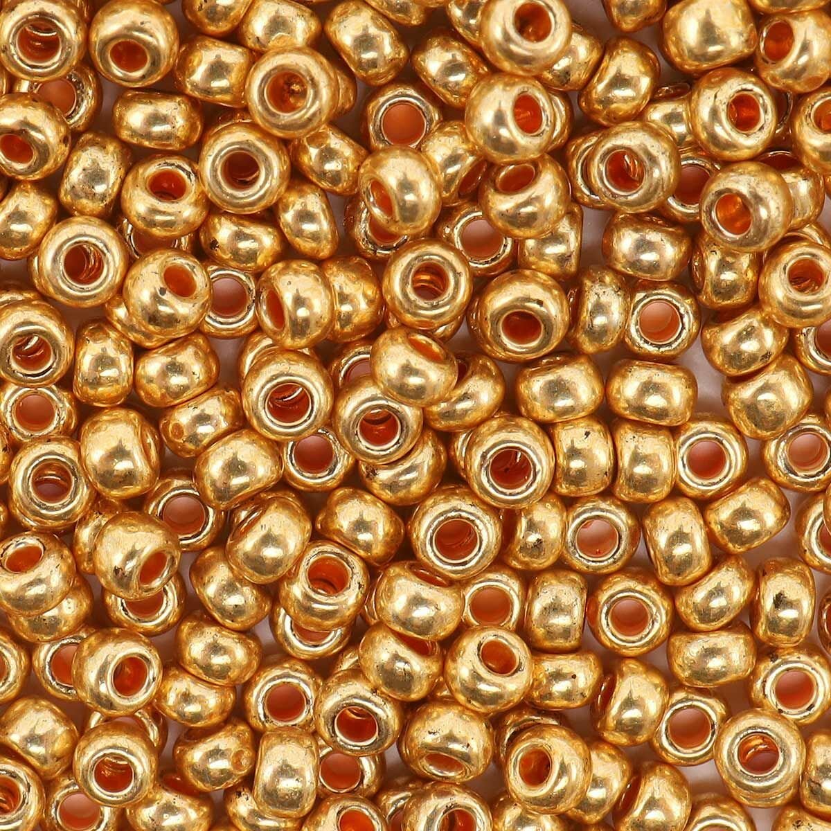 Бисер Preciosa металлик 10/0 (2,3 мм), 20 г, цвет № 18581, 5 упак