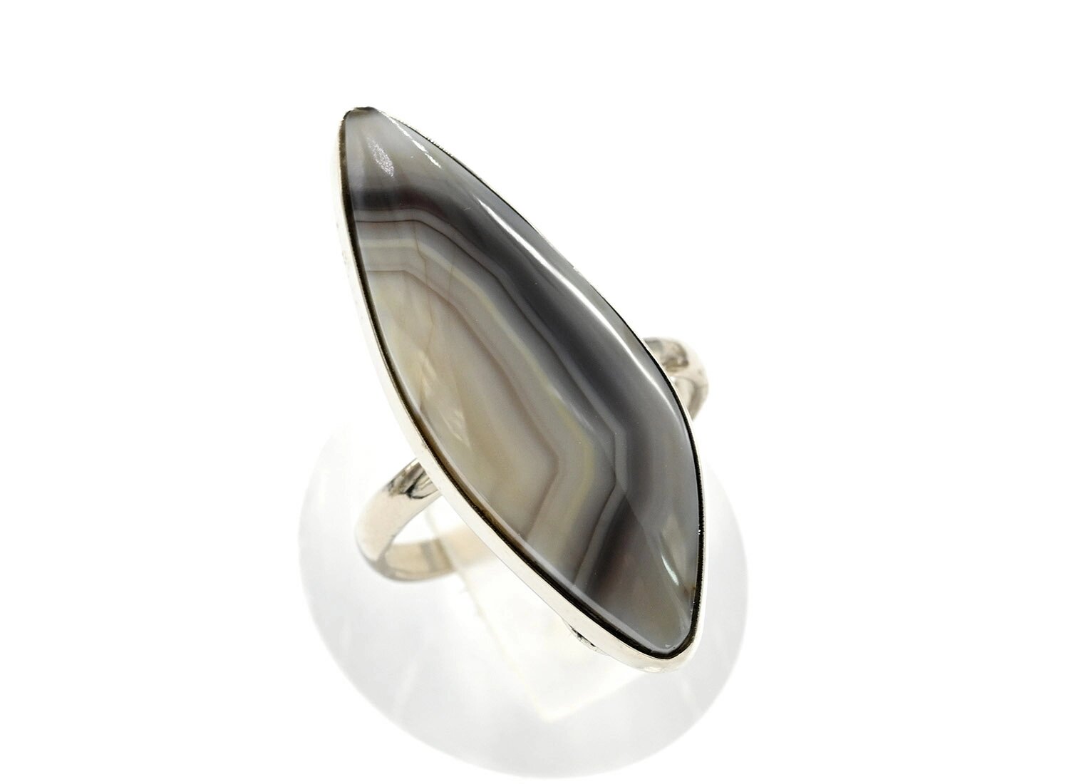 Кольцо, агат