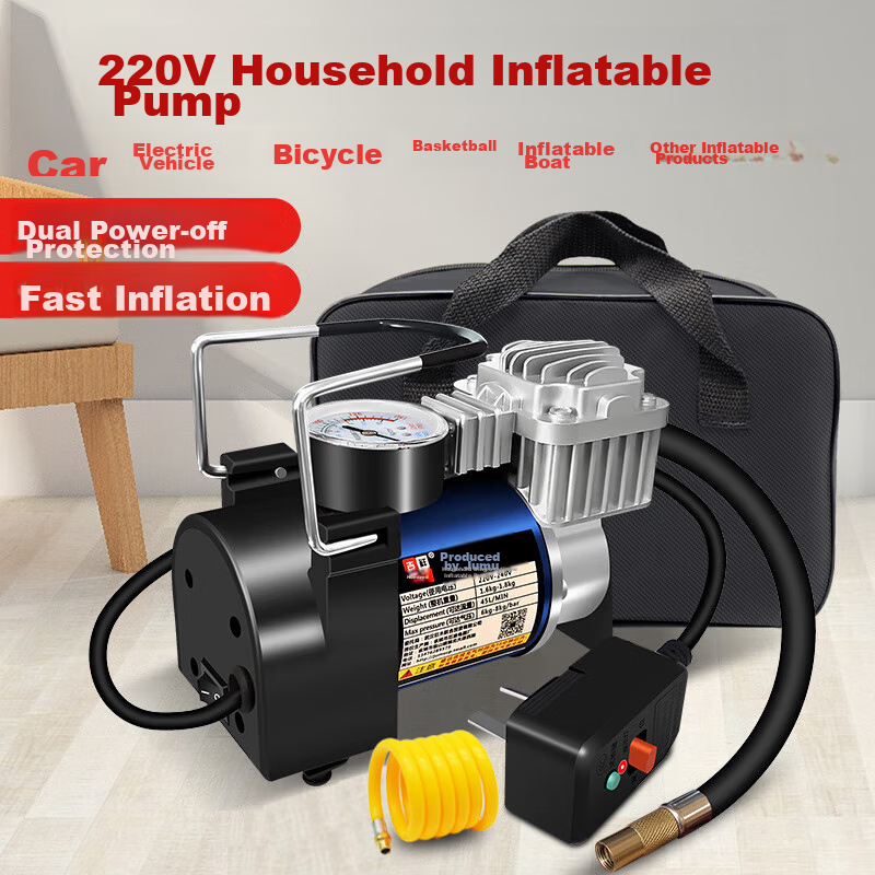 Jumu Household And Car Inflator Pump, Electric Basketball Pump, New Energy Vehicle Tire Inflation Pump, 220v