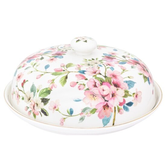 Блинница Elan Gallery "Яблоневый цвет на белом" 23 см