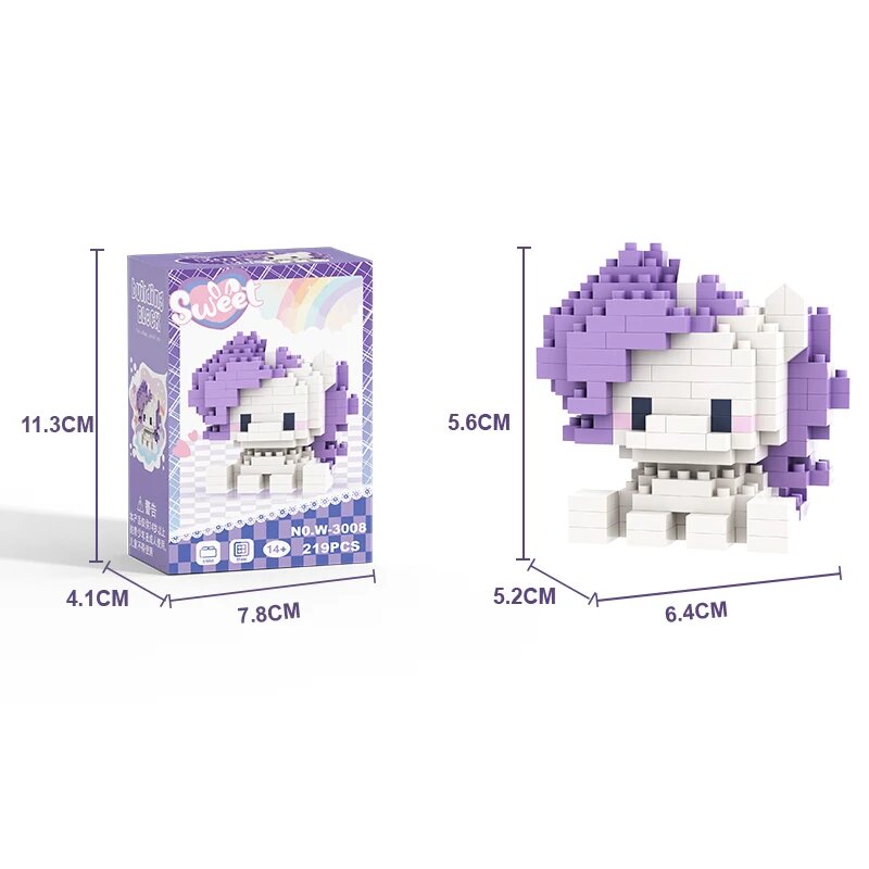 Конструктор MINISO My Little Pony, сиреневый, W3008