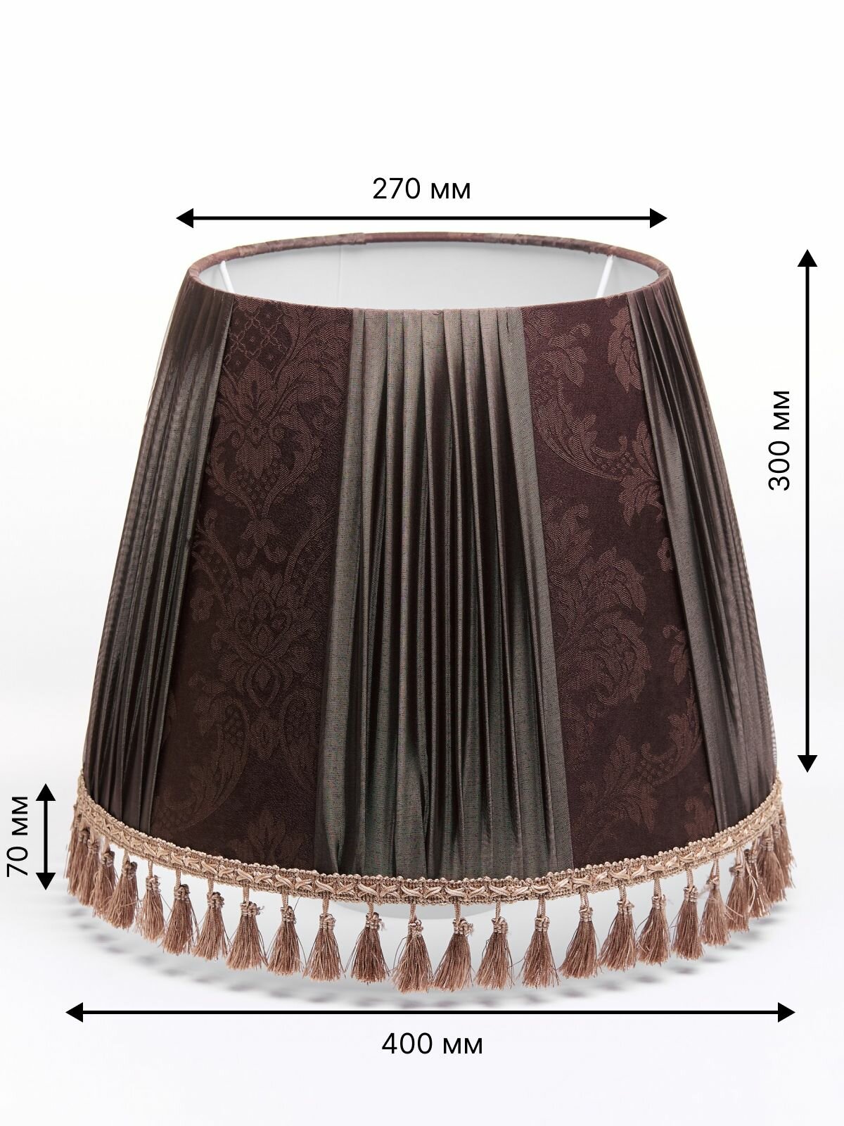 Абажур Е27 для напольного торшера, настольной лампы, ретро, фигурный/Пермский свет