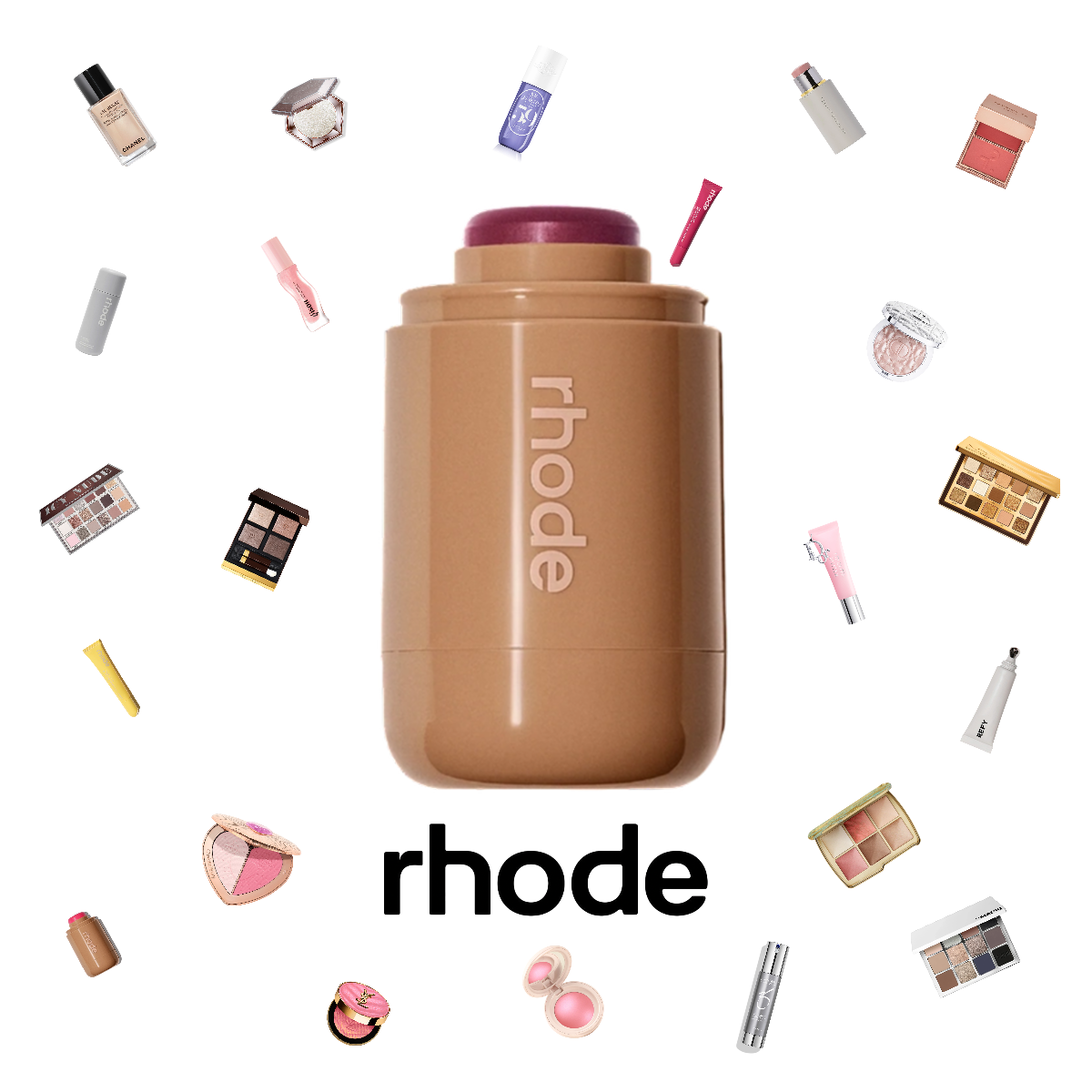 Румяна Rhode Pocket Blush Plum сливовые кремовые натуральный финиш