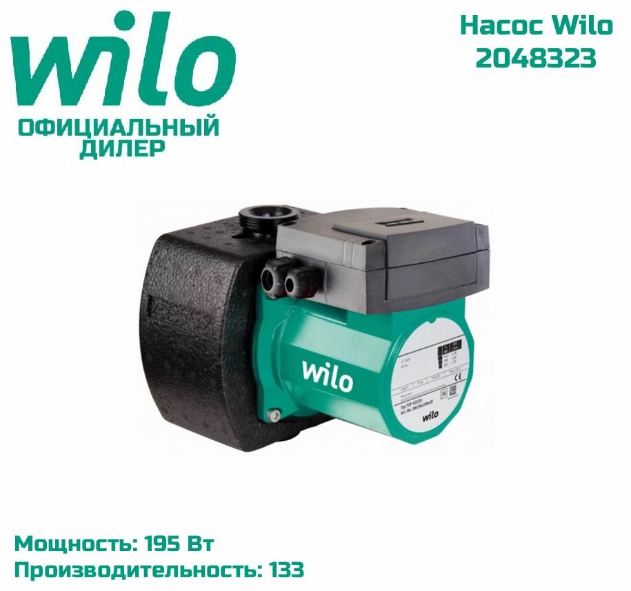 Циркуляционный насос Wilo TOP-S 30/7 DM PN6/10 (3 400/230 V)
