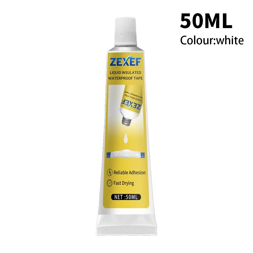 Изоляционная Клейкая Лента 50/100 Мл Для Ремонта Резиновых Электрических Кабелей, Многофункциональная Изоляционная Паста