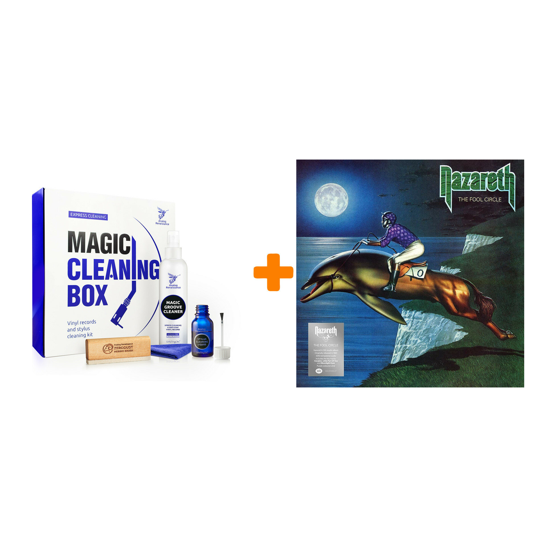 Nazareth Fool Circle Remastered Coloured Purple Vinyl LP + Набор по уходу за винилом Magic Cleaning Box