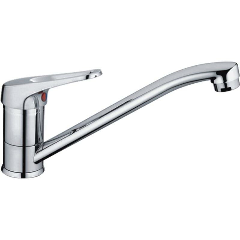 Смеситель для кухни Cron CN4213 Хром Поворотный, современный дизайн