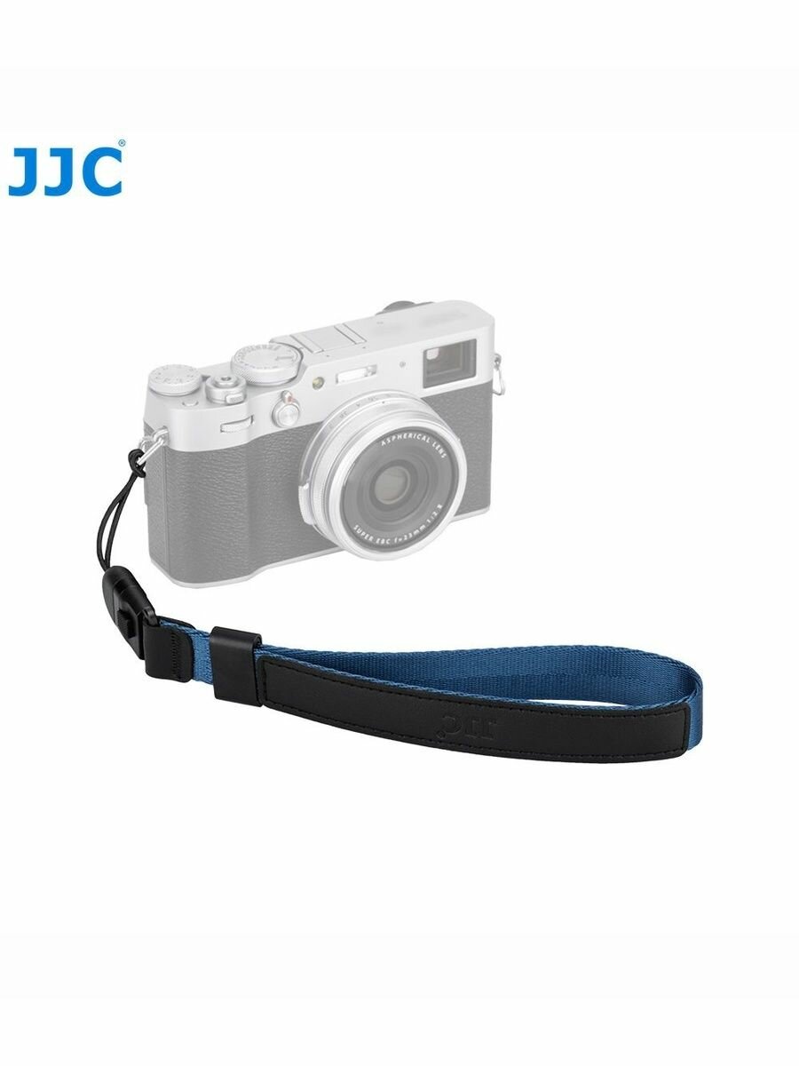 Ремень кистевой для компактных и беззеркальных фотоаппаратов JJC WS-1 BLUE