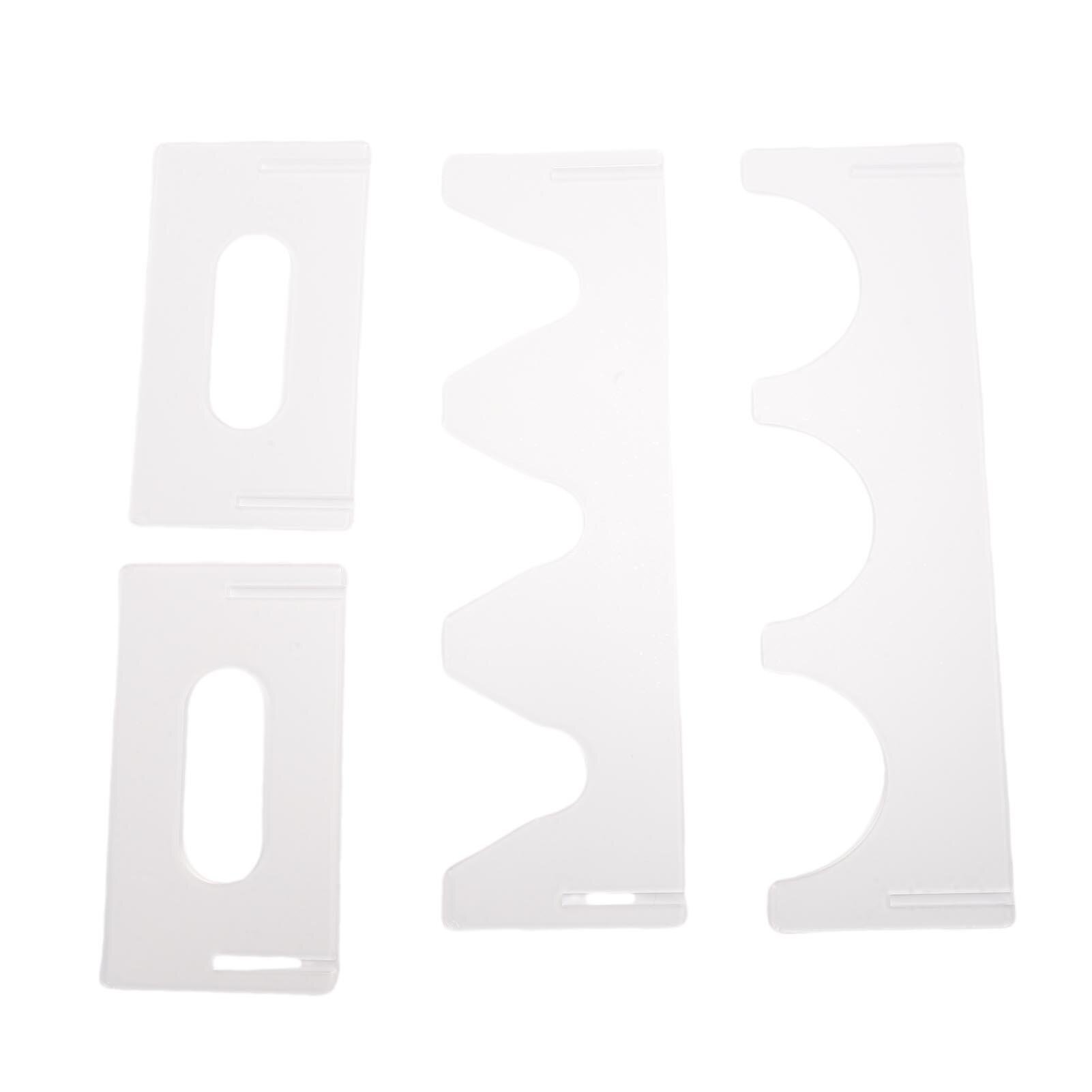 Wine Bottle Holder Clear Acrylic Wine Stand Rack Holds 3 Bottles Easy Assembly for Refrigerator Kitchen Bar