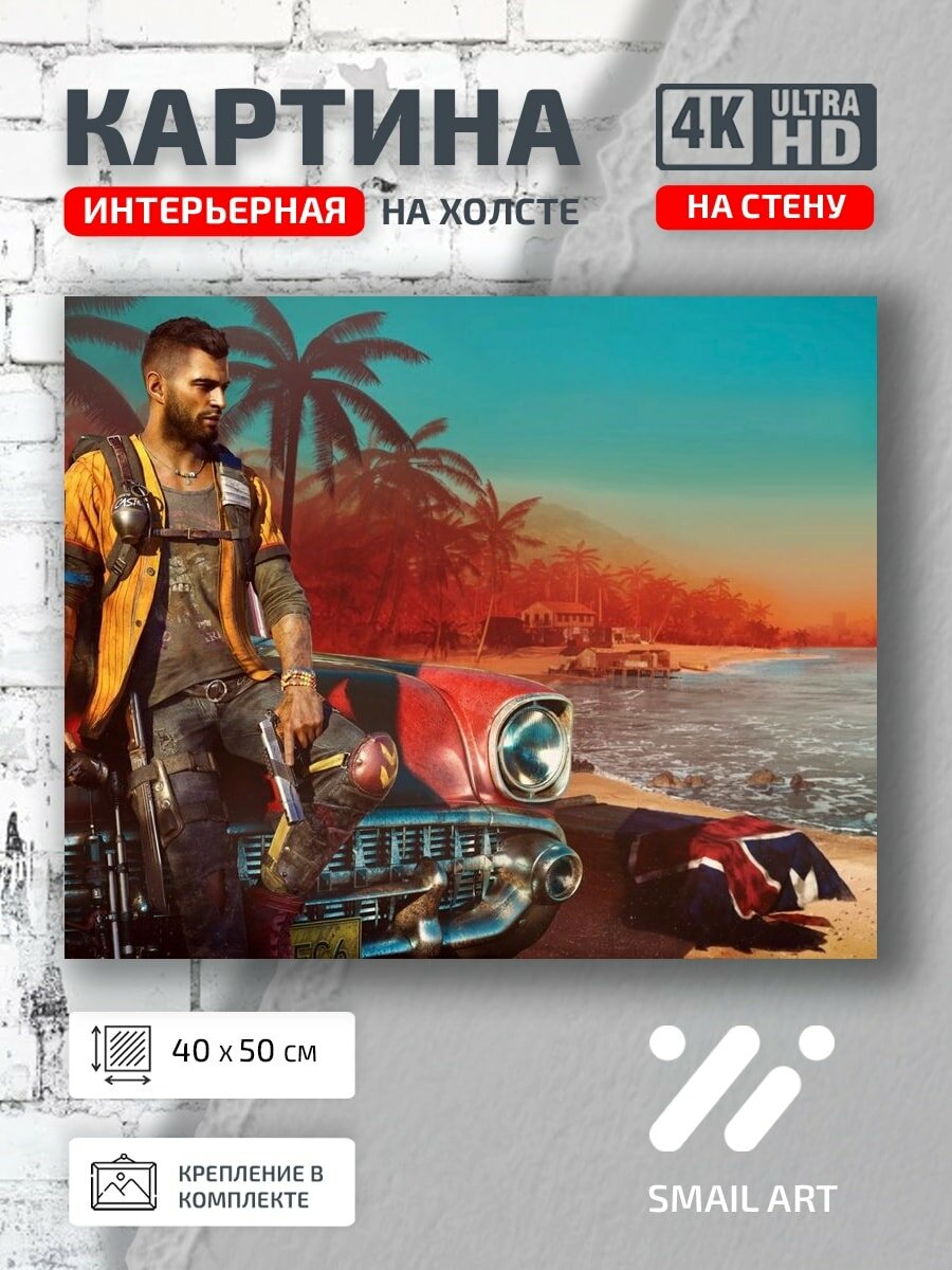 Картина на холсте интерьерная 40 на 50 на стену Dani Rojas для студии атмосфера