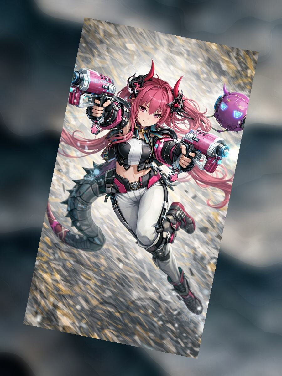 Постер "Arknights: Endfield. Ивонна", 29.7х42см, А3, глянцевый