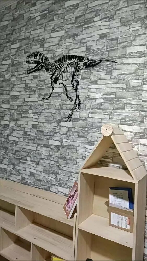 Самоклеящаяся настенная плитка 10 кирпично-серая 70x77 см, мягкая, 3d, крытая 3d плитка для украшения дома Роскошные декоративные наклейки для кухни, гостиной, ванной, влаго- и водостойкие