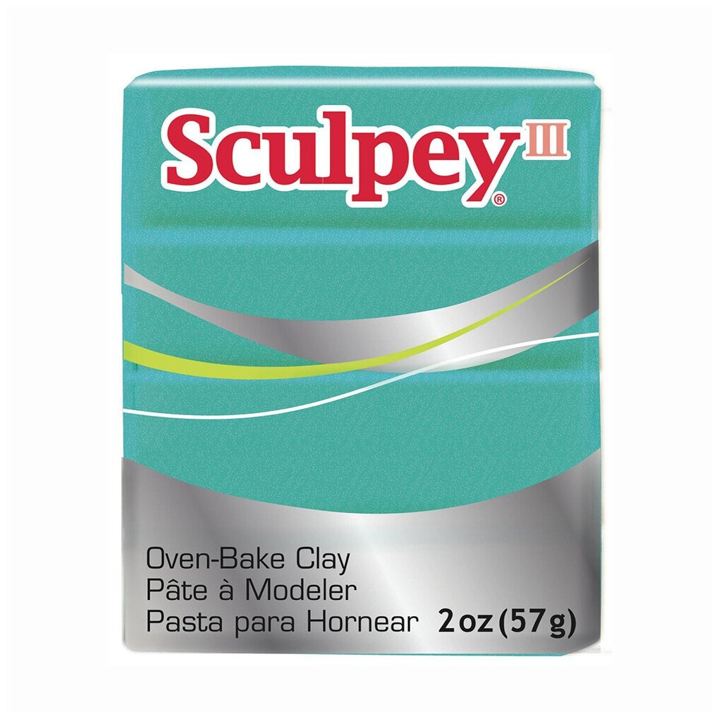 Полимерная глина "Sculpey" III S302 57 г 538 жемчужно-зеленый