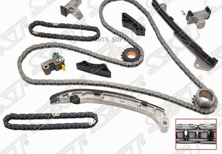 Комплект замены цепи ГРМ TOYOTA LC PRADO 150/FJ CRUISER/4-RUNNER 09- 1GR SAT TK-TY210-J | цена за 1 шт