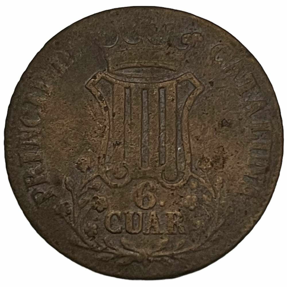 Испания, Каталония 6 кварто 1838 г.