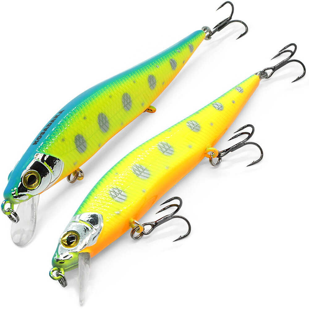 Воблер Kosadaka Vision Min xs 98SP суспенд, 98мм, 9г, 0.5-1.5м цвет SNT