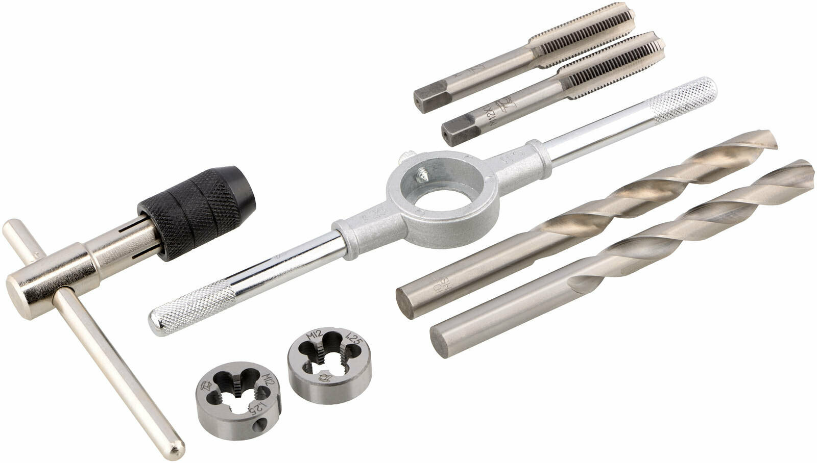Набор резьбонарезной 8пр М8х1,25, D6,70, D8,0 техмаш