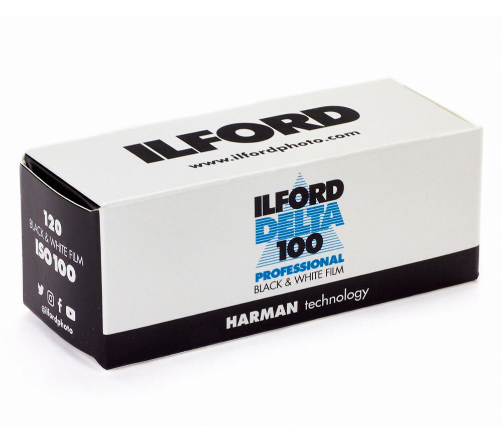 Фотопленка Ilford DELTA 100, 120 формат, черно-белая, негативная