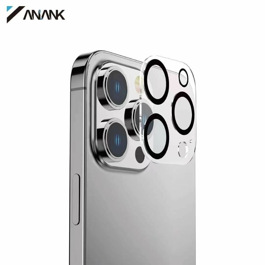 Защитное стекло на камеру Anank HD Full Coverage для iPhone 15 Pro / 15 Pro Max - Прозрачный