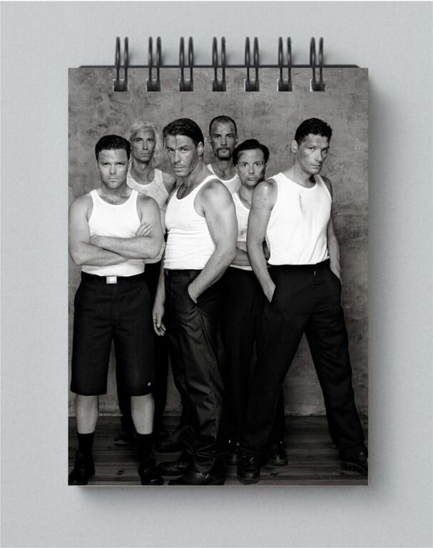 Блокнот Rammstein, Рамштайн №7, Размер А4, 21 на 30 см