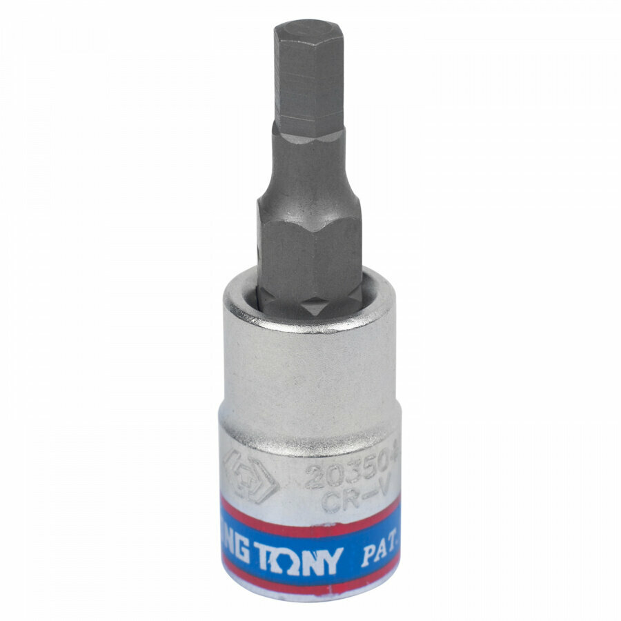Насадка (бита) торцевая 1/4", HEX, 4 мм, L = 37 мм KING TONY 203504