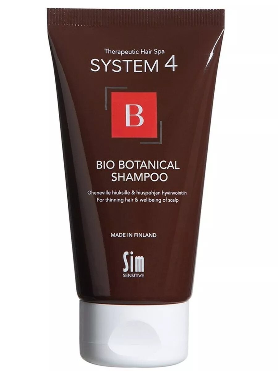 System 4 Шампунь против выпадения волос, Система 4, 75 мл