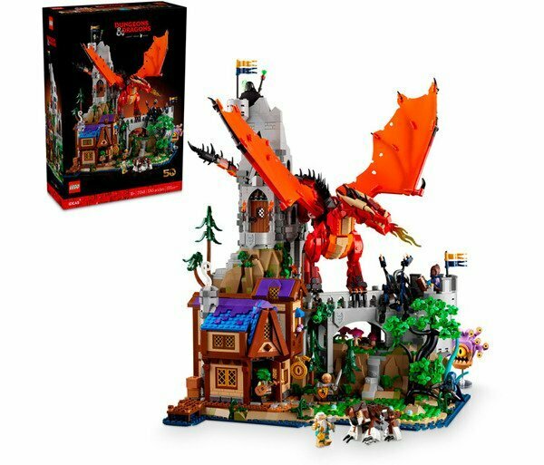 Конструктор LEGO Ideas 21348 Подземелья и драконы: Сказка Красного Дракона (Lego 21348)