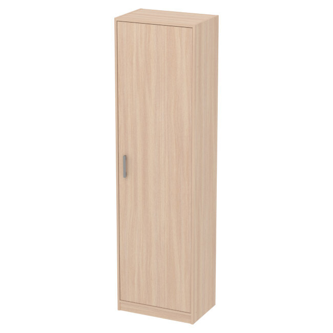 Шкаф Меб-фф Офисный шкаф для одежды ШО-5+С-17М цвет Дуб Молочный 56/37/200 см