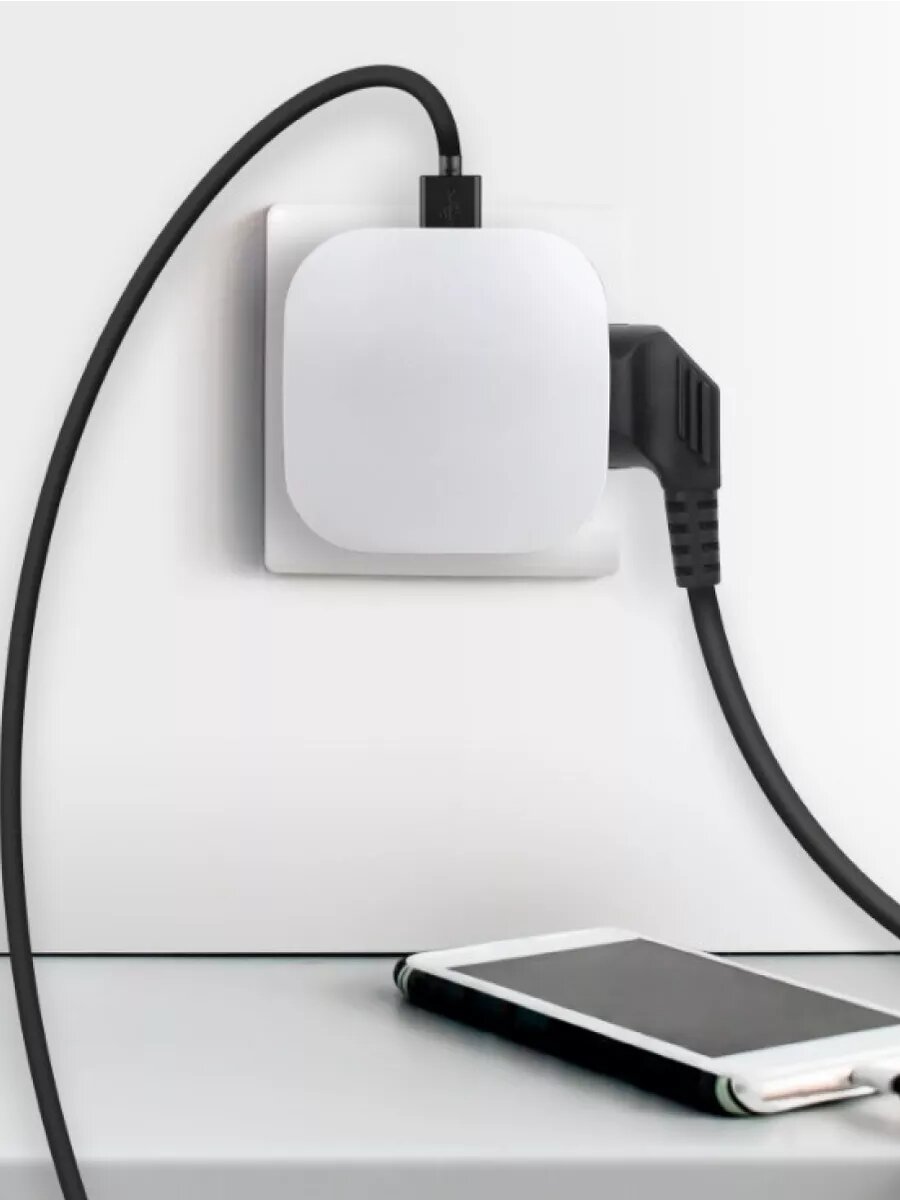 Разветвитель сетевой тройник с usb — фото 1