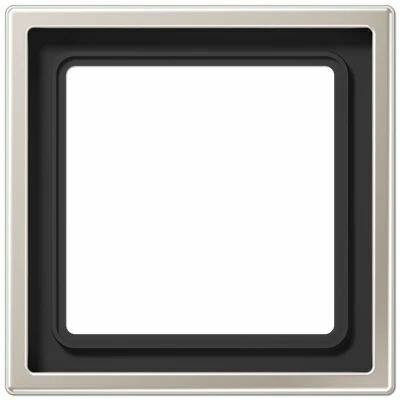 Рамка 1-постовая для розеток и выключателей Systeme Electric/Schneider Electric ArtGallery универсальная шнайдер Сталь GAL000901