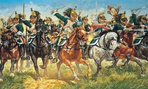 Сборная модель "Солдаты French Dragoons Napoleonic Wars" (1:72), артикул 6015