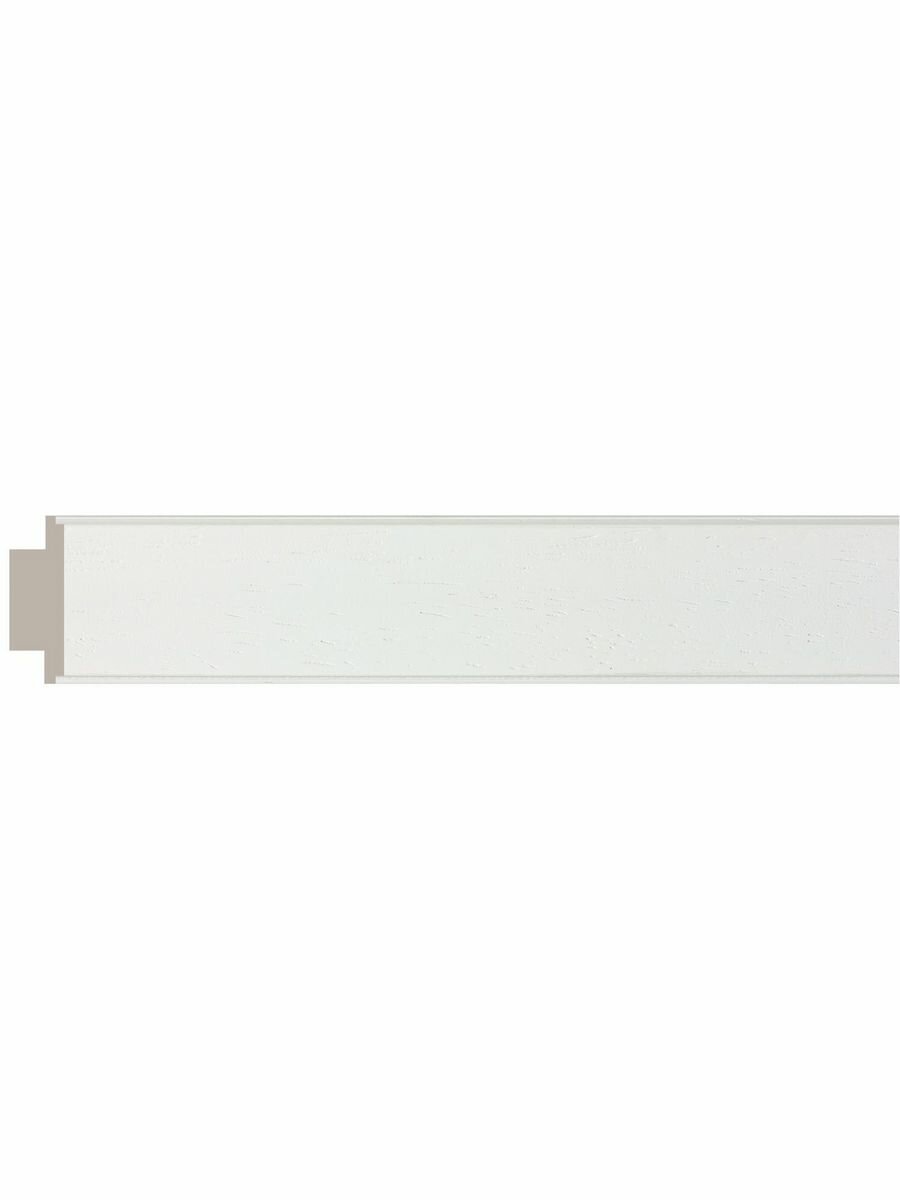 Плинтус потолочный Молдинг на стену декор, 1100х30х10 мм Белый мат - 2 шт.