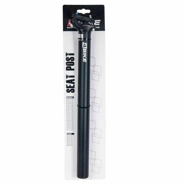 Штырь подседельный "4BIKE" SP-218, D:30.9, L:400мм, чёрный ARV000181