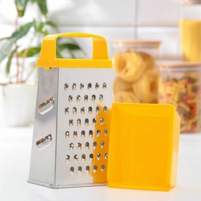 Терка универсальная, терка для овощей, фруктов с контейнером