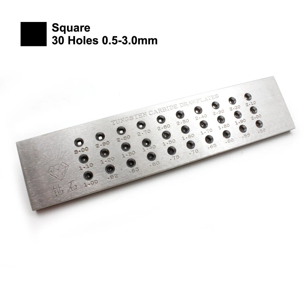 Пластина буксировочная из карбида вольфрама, Square 0.5-3.0mm, серая