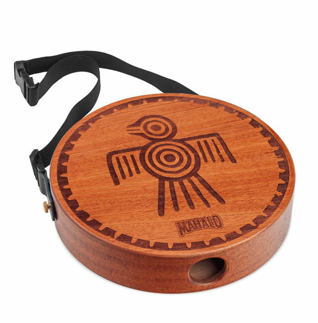 Mahalo MPJ1BD Тревел кахон с подструнником, дизайн Bird