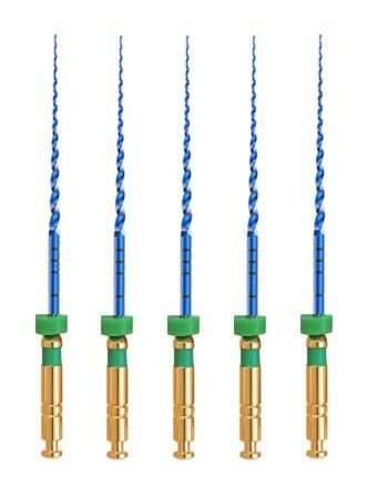 T-Flex, 21мм, размер 04/35, стерильные машинные файлы, никель-титан, 5 шт.