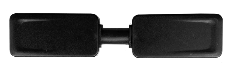 Коннектор прямой (гибкий) EKS CLARUS 48V для магнитного ультратонкого шинопровода, черный