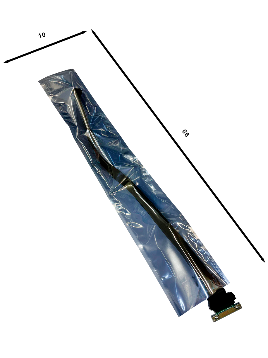 Антистатический пакет, размер 10x66 см, 10 шт в упаковке