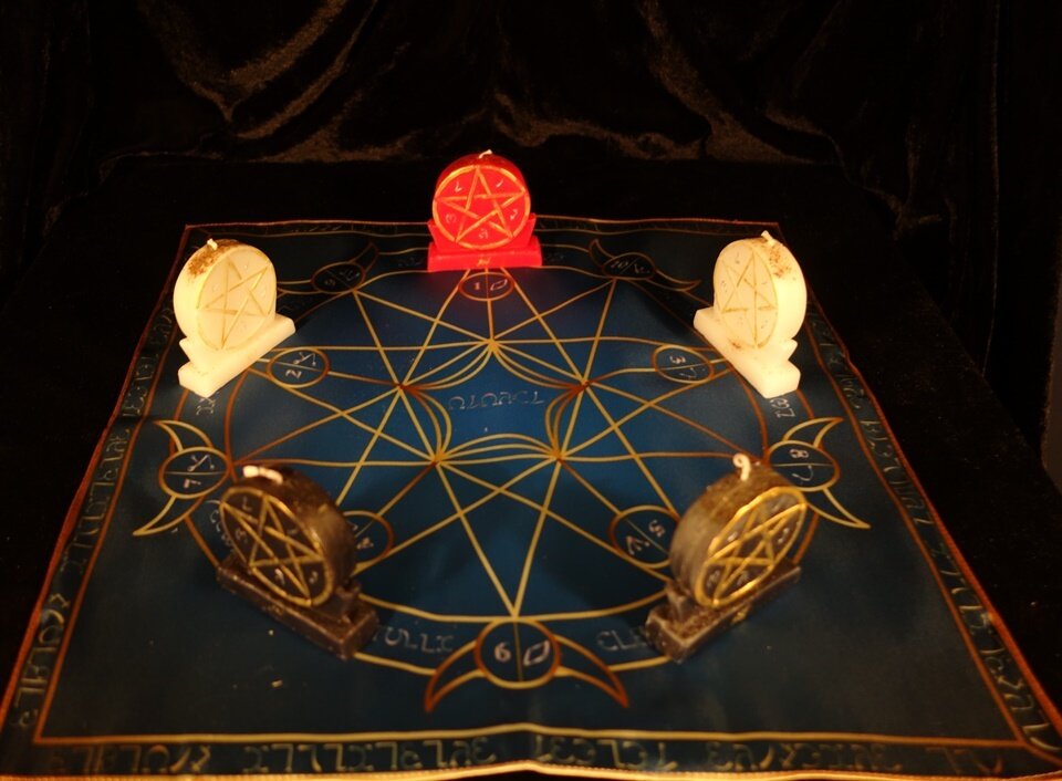 Языческий Ритуал Магии Викка Волшебство Пентаграммы Генеральная уборка R-023