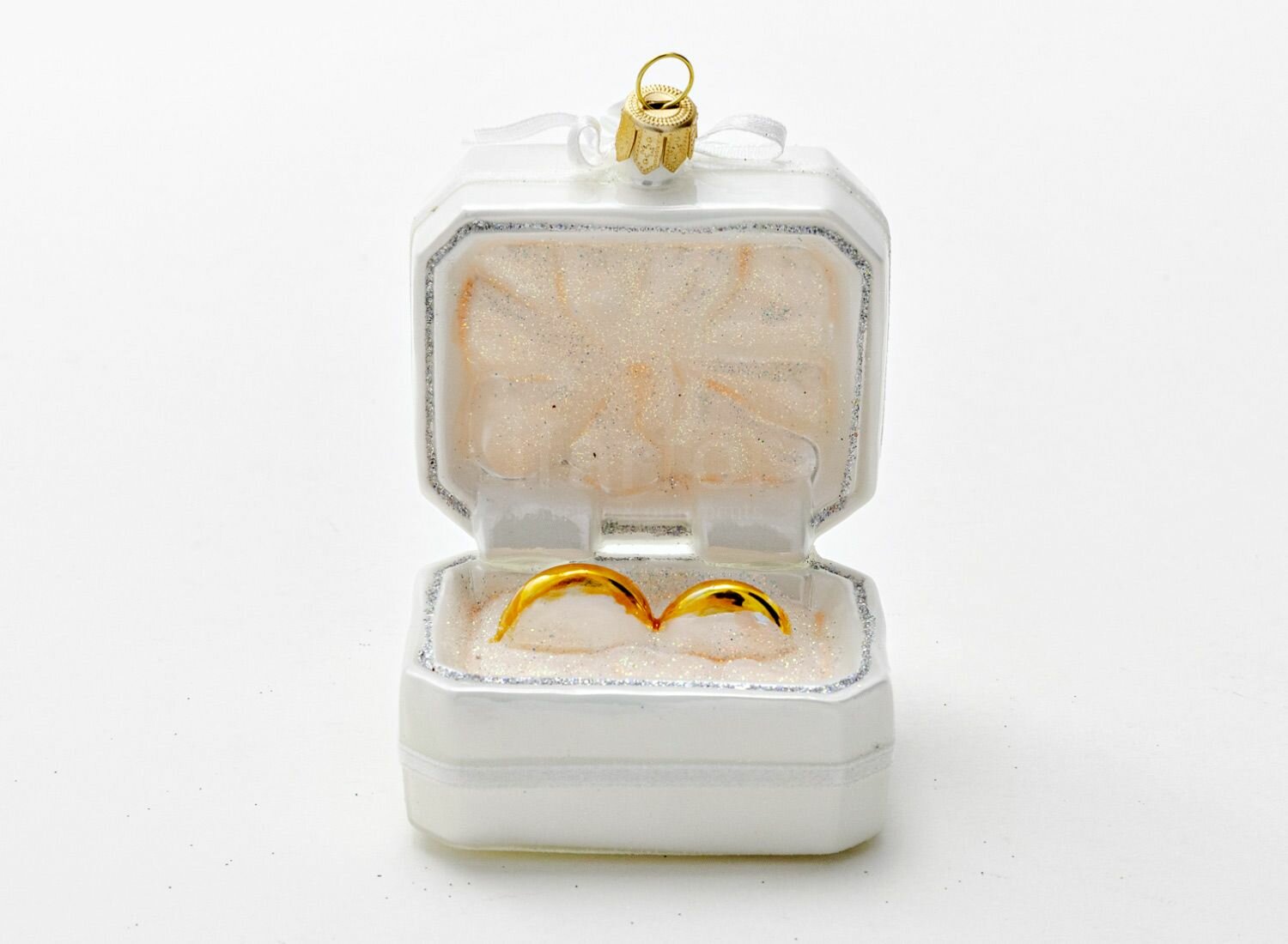 Елочная игрушка Обручальные кольца